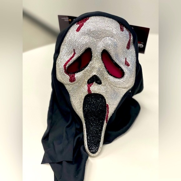 Hand Crafted | Accessories | Crystallized Ghostface Mask From Scream ...